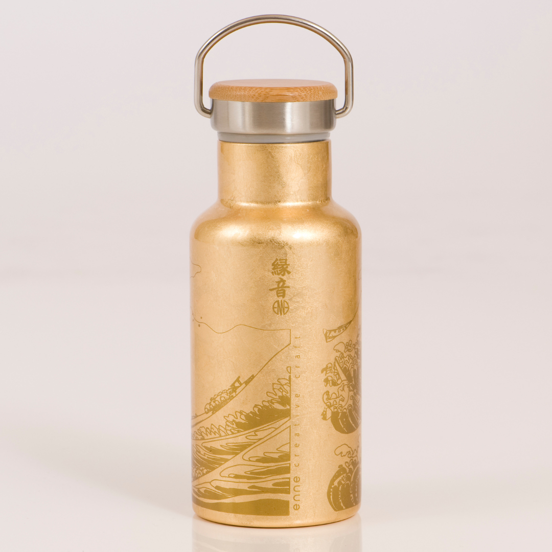 Stylish Ukiyoe-Inspired Japanese Water Bottle – Umami Square